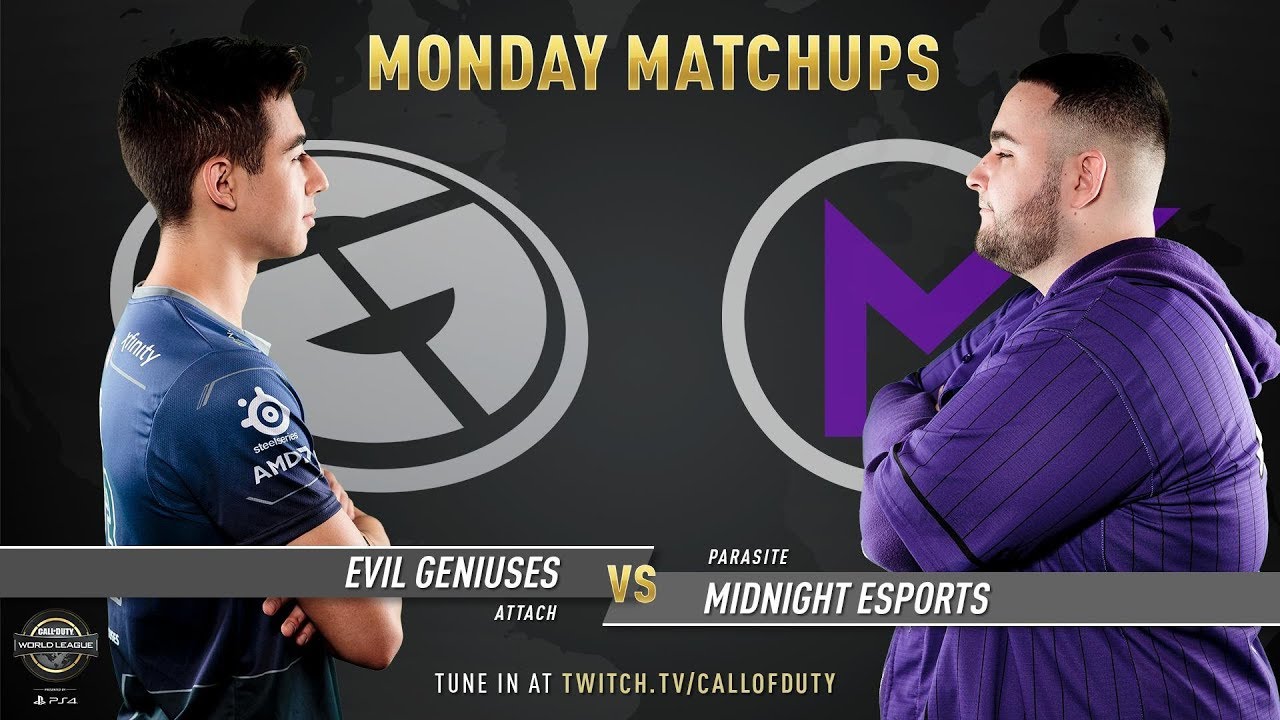 Evil Geniuses vs Midnight Esports | CWL Pro League 2019 | Division A ...