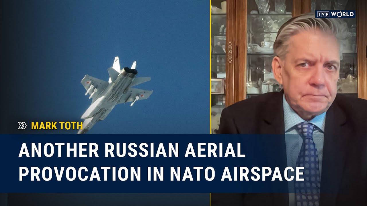 Russia provokes NATO with another airspace incursion | Mark Toth - YouTube