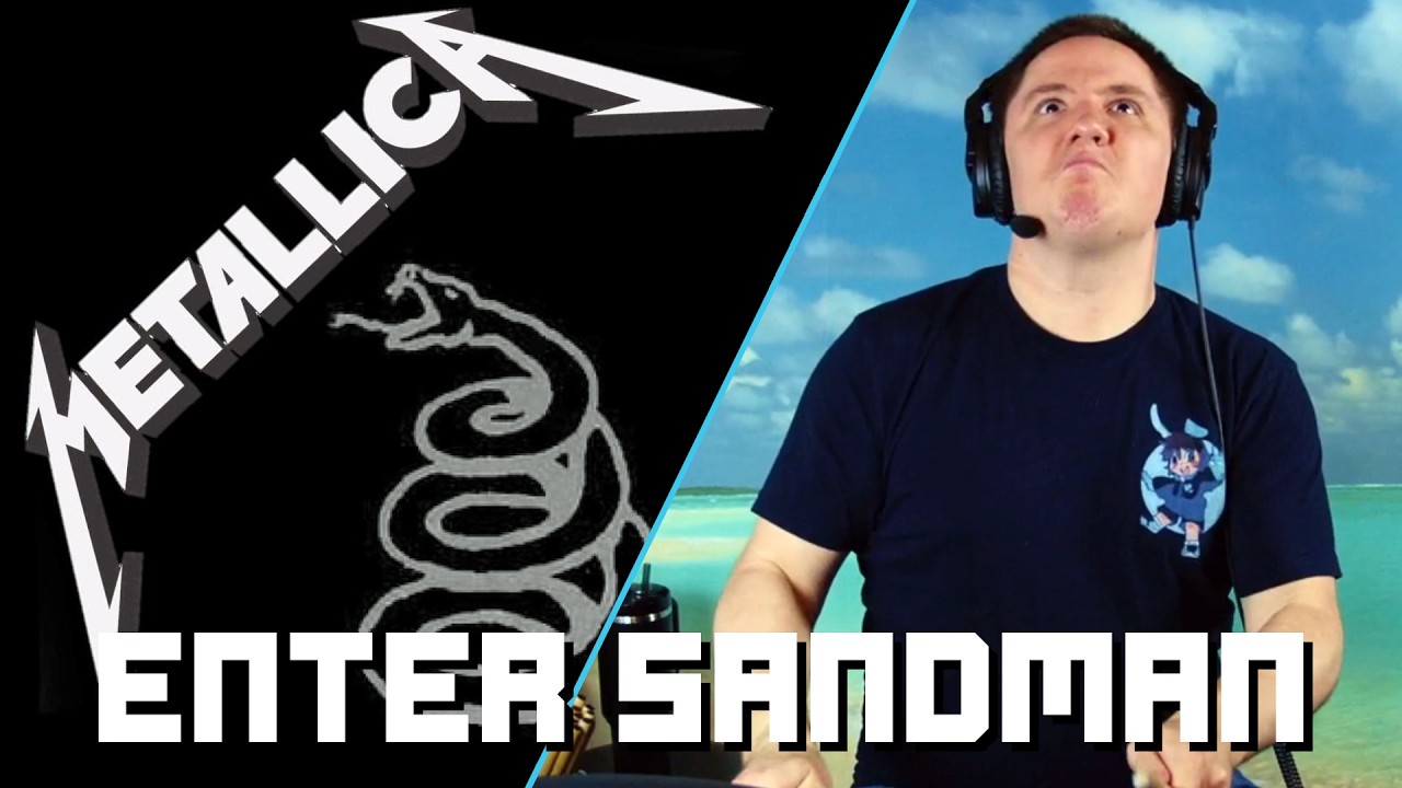 Enter Sandman By Metallica But It's 8-Bit On Drums! - YouTube