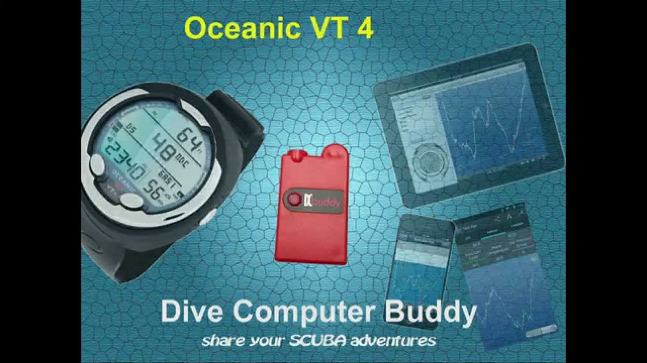 DiveNav Dive Computer Buddy for the Oceanic VT4 dive computer - YouTube