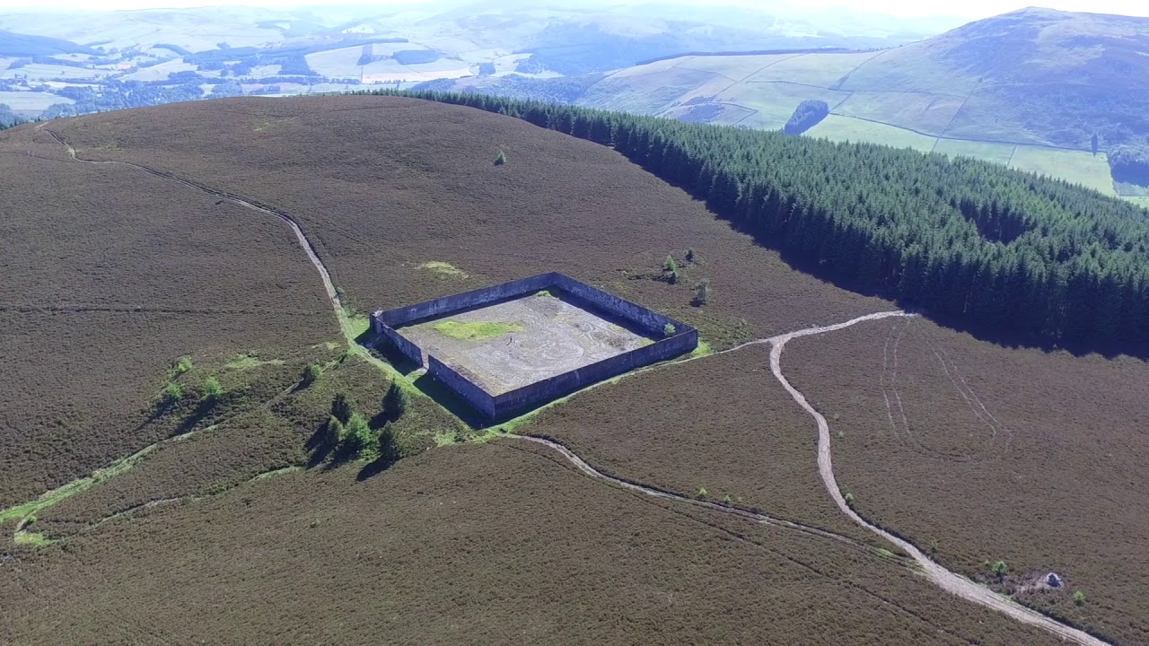 Sunny Walkerburn ( Drone Shots ) Scottish Borders 2018 - YouTube