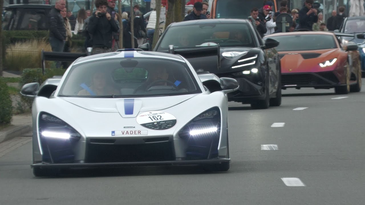 Supercars In Knokke! 1000HP Senna, 3.0 CSL, STO, GT3 RS MR, SVJ, AMG ...
