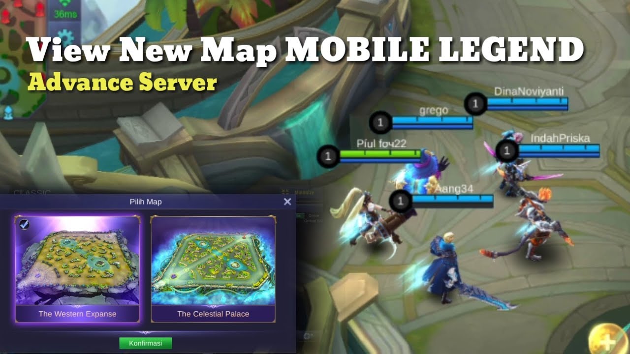 TAMPILAN MAP BARU MOBILE LEGEND || Advance Server - YouTube