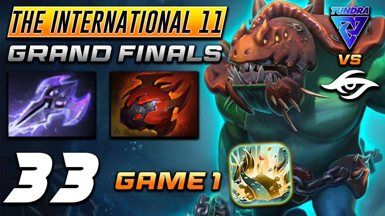 33 Tidehunter - Tundra vs Secret - Finals Game1 - The International ...