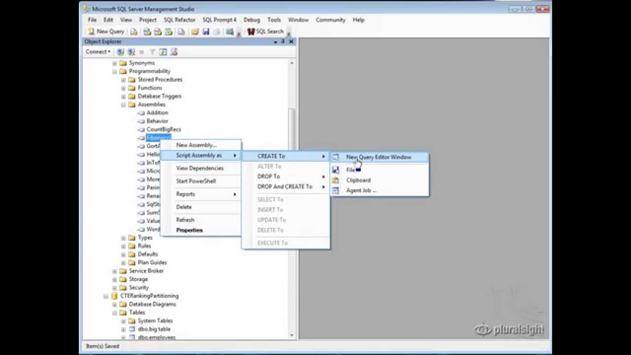 Object Explorer