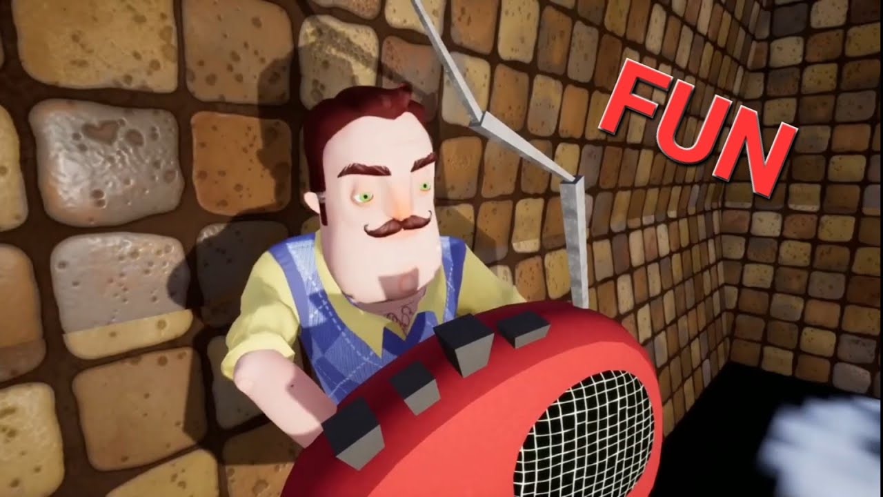 Playing Neighbor Fun 1! - YouTube
