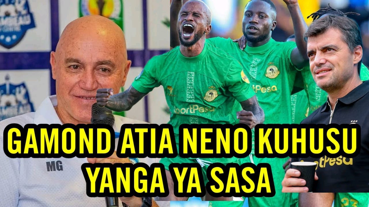 YANGA HII HII !! KOCHA GAMOND ASEMA JAMBO KUHUSU YANGA , KOCHA MPYA NAE ...