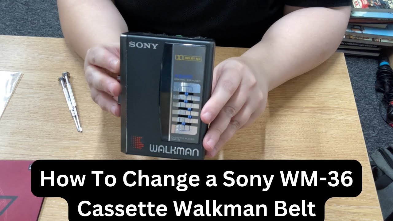 Replacing the belt drive in a Sony WM-36 Cassette Walkman | How To ...