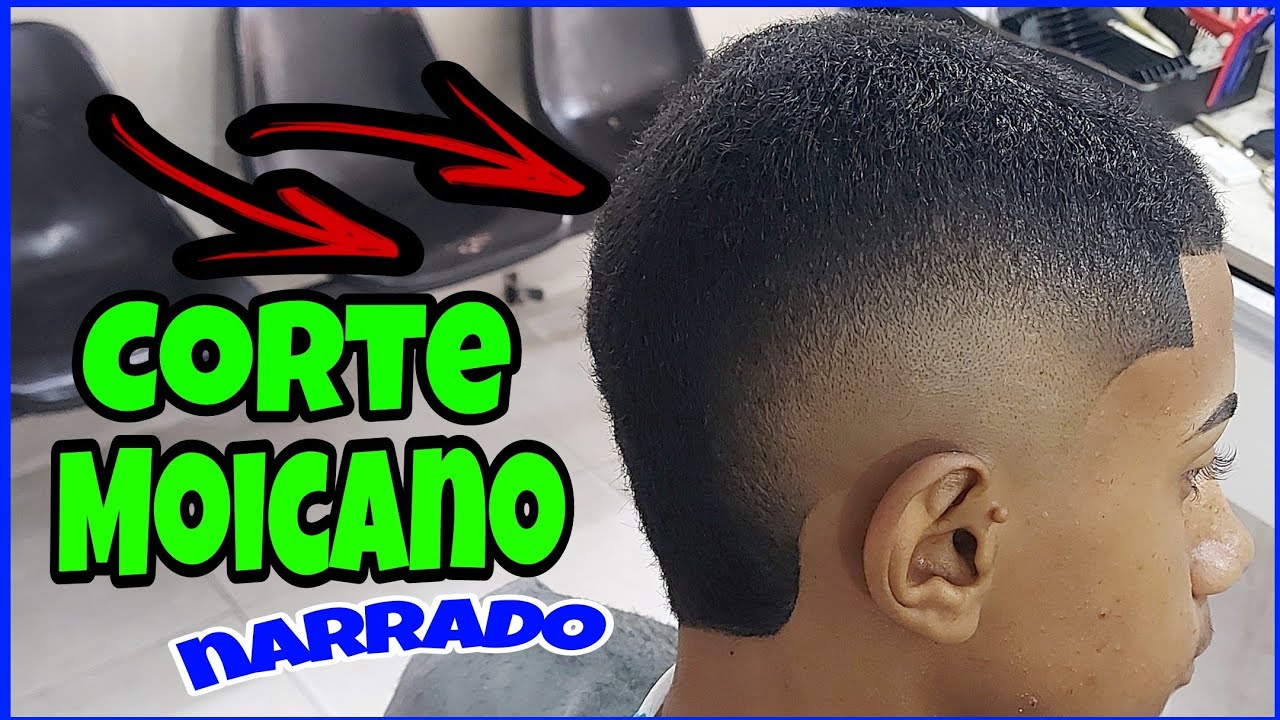 COMO FAZER CORTE MOICANO PASSO A PASSO?! ️📚🚀 - YouTube