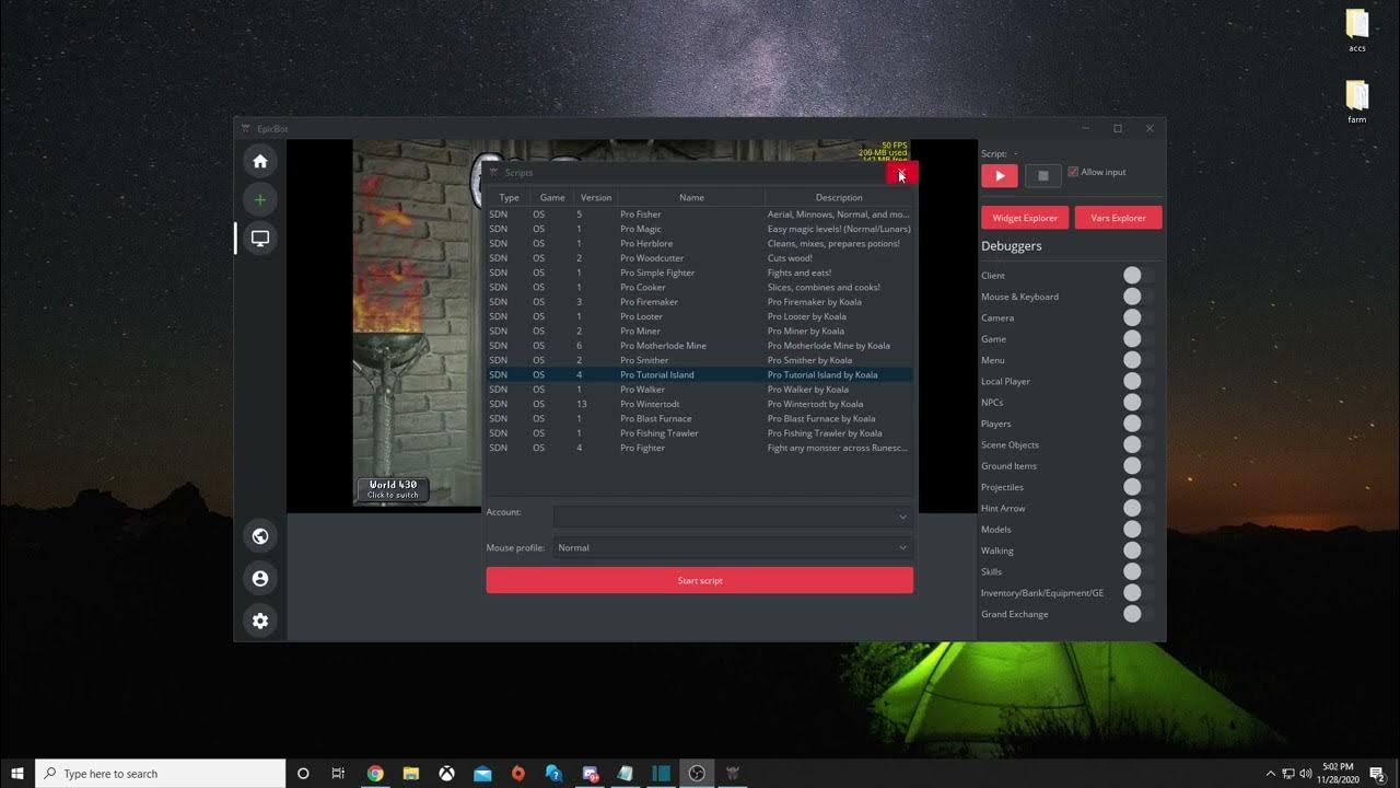 EpicBot RuneScape Bot - Premium Scripts FREE! - YouTube