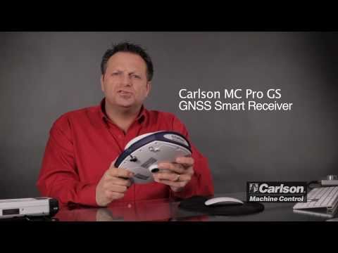 Carlson Machine Control GNSS/GPS Receiver - MC Pro GS Overview - YouTube