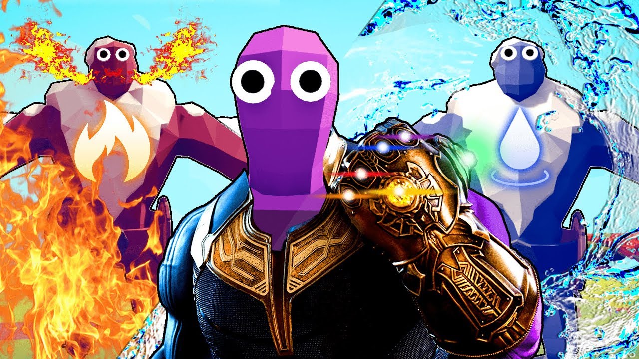 Can the ELEMENTAL GIANTS Defeat THANOS Custom Unit in TOTALLY ACCURATE ...