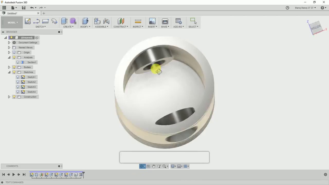piston - #9 AutoDesk Fusion 360 Tutorial - YouTube