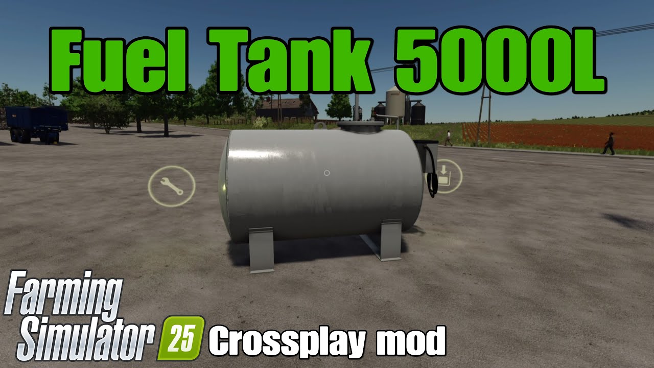 Fuel Tank 5000l / FS25 crossplay mod - YouTube