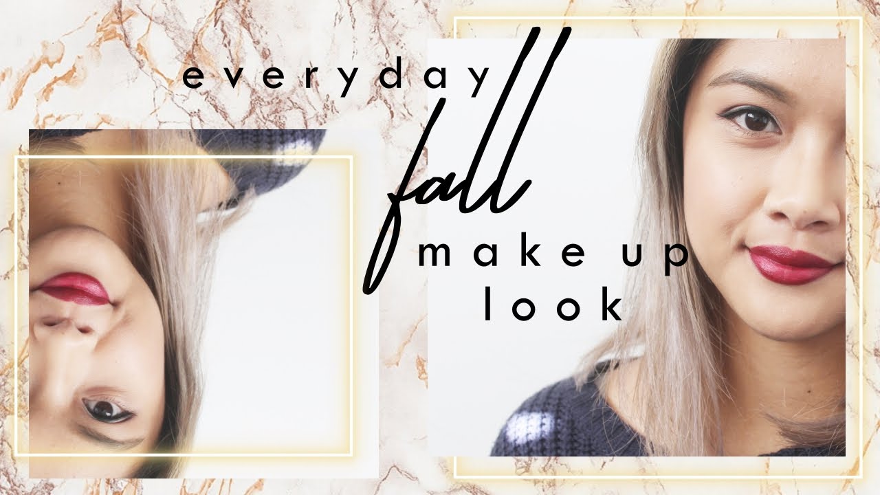 Easy Everyday Fall Makeup Tutorial - YouTube