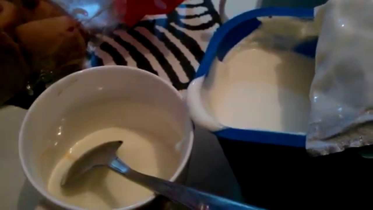 mongolian cream yogurt. Tarag. - YouTube