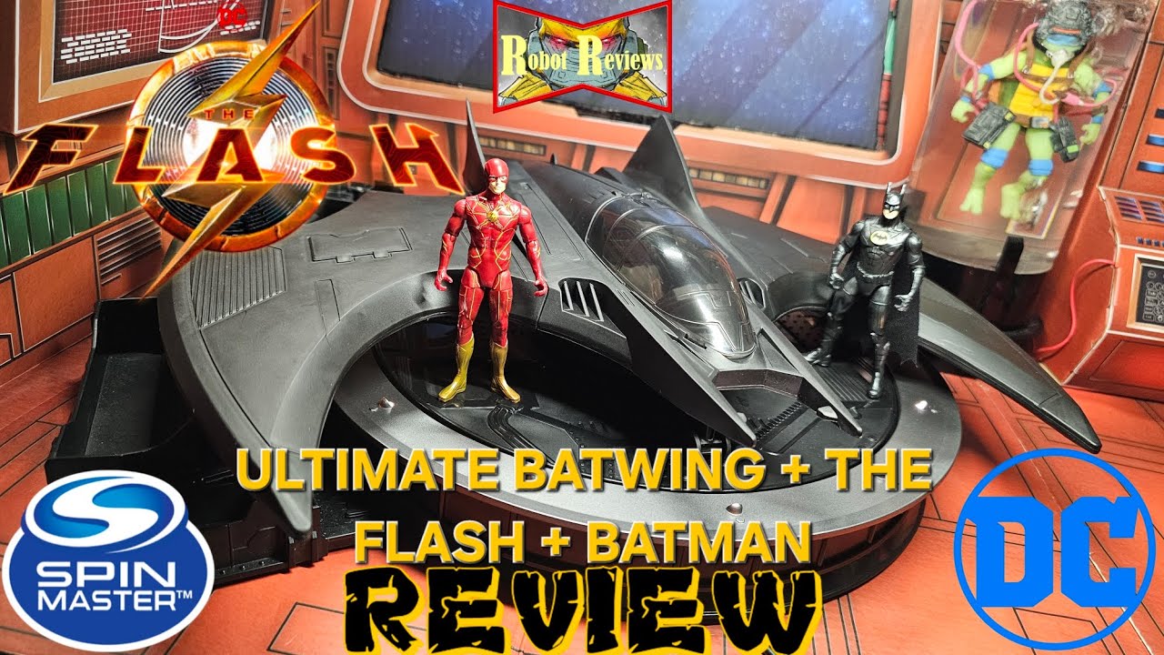Robot Reviews - SPIN MASTER DC ULTIMATE BATWING + THE FLASH + BATMAN ...