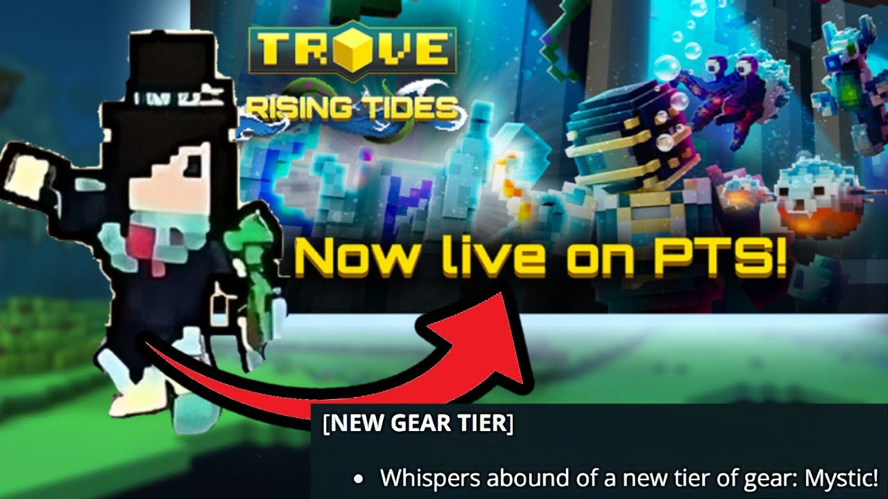 Trove Rising Tides Update On PTS | New Gear, New Biome, And More ...