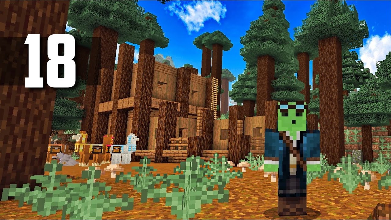 Cabin in the Woods! : Ep.18 - Minecraft Nomadic Survival - YouTube