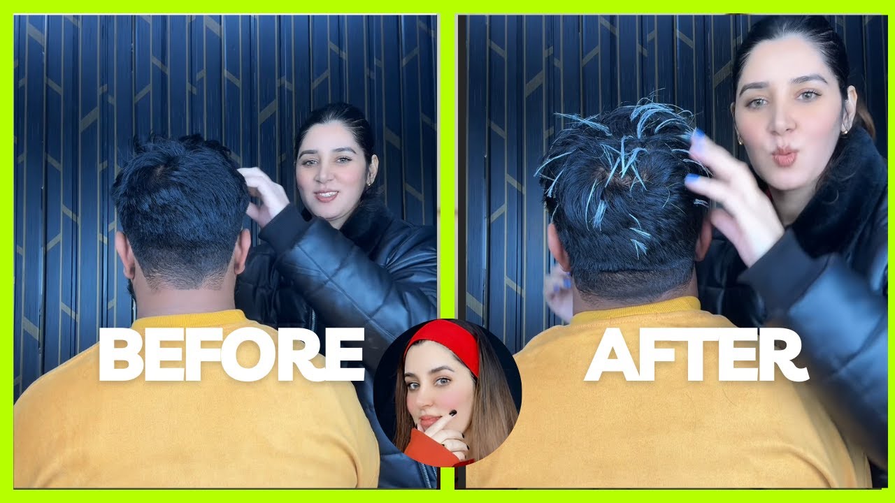 Before & After Using Wrapping Sheet for Hair Color Hack/From Basic to ...