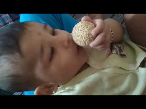 Trying to eat Laddu 😀😀 - YouTube