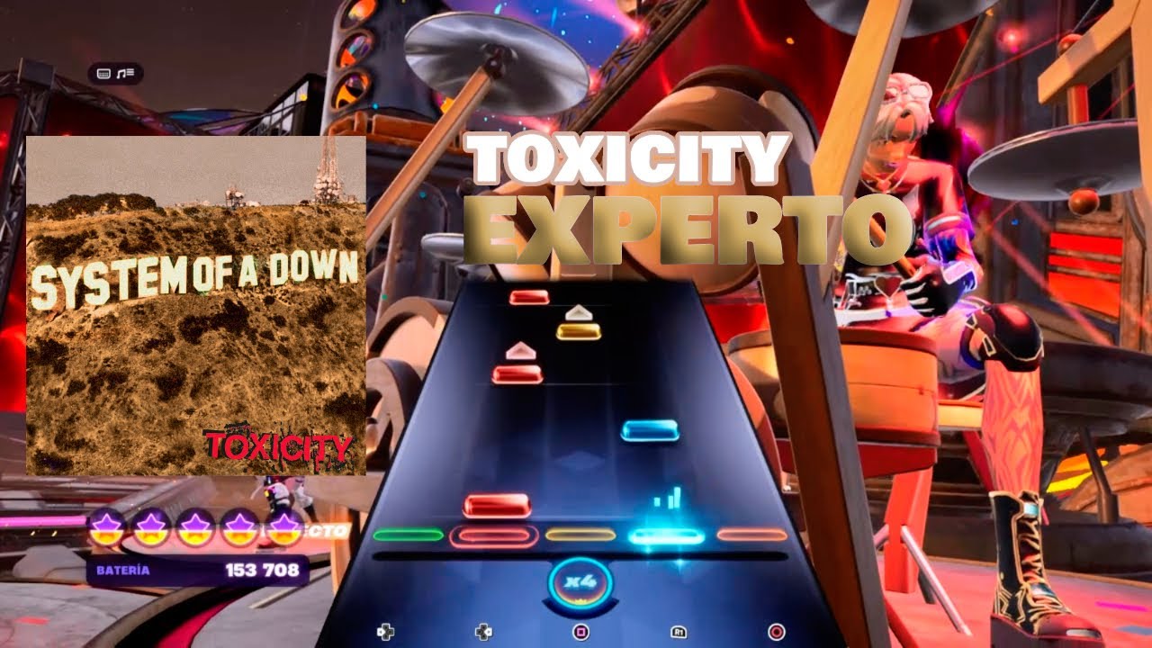 Fortnite festival - "Toxicity" experto bateria (216.096) by system of a ...