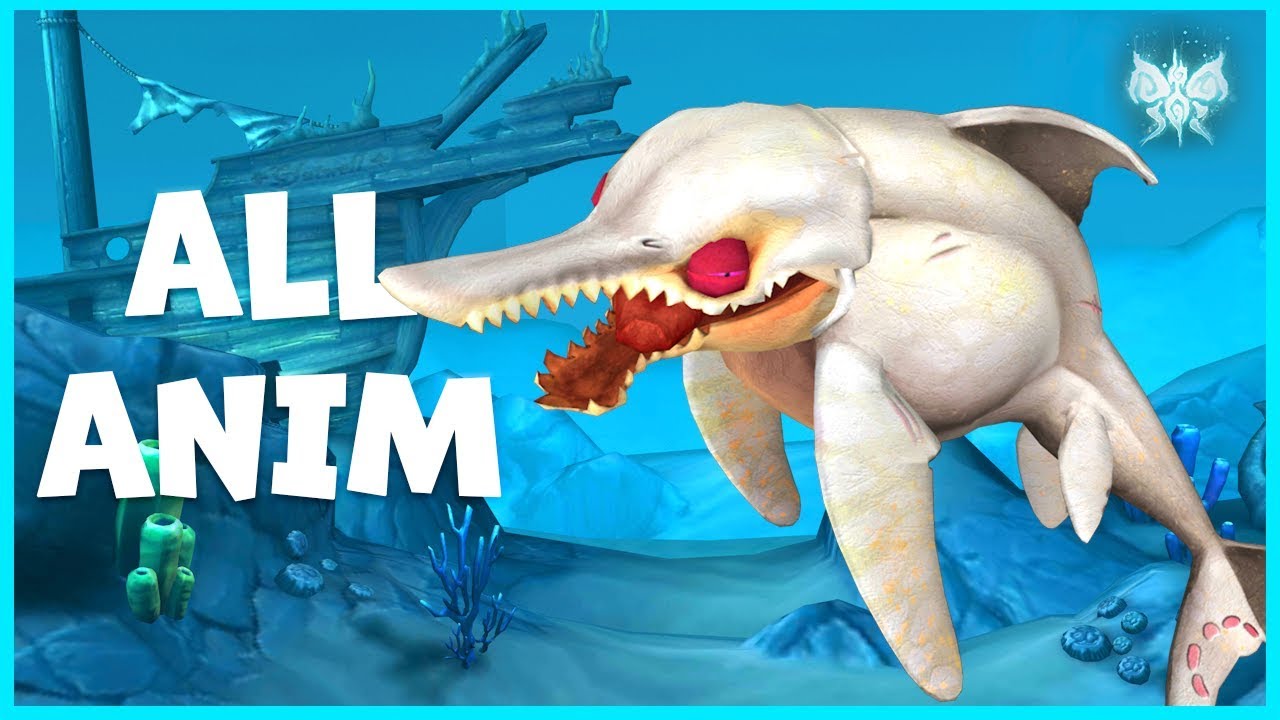 3D Model + Animation Echo Hungry Shark World - YouTube