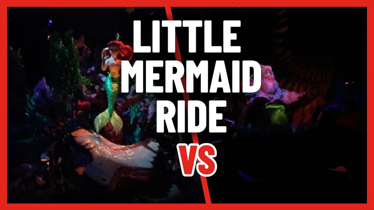 Riding The Little Mermaid Dark Ride - Walt Disney World Magic Kingdom ...