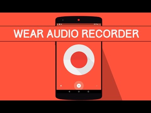 Audio Recorder With Material Design - Wear Audio Recorder - YouTube