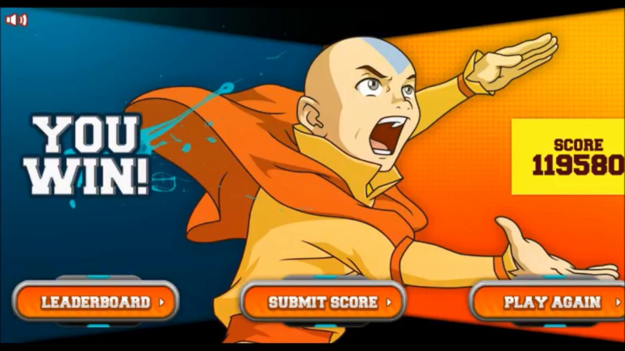 Nickelodeon: Super Brawl 2 tournament Aang - YouTube