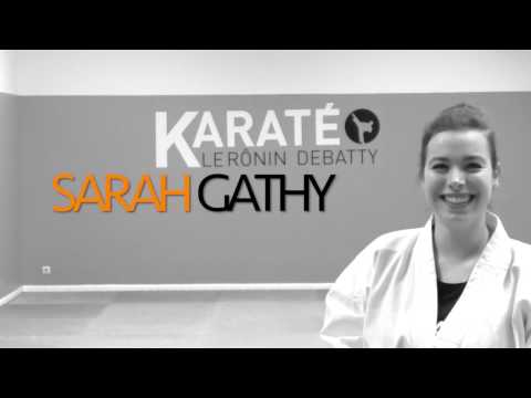 SARAH GATHY : ASSISTANTE AU  RONIN DEBATTY KARATE
