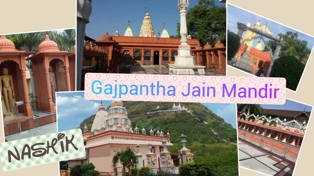Gajpantha Jain Mandir And Dharamshala full Information Nashik - YouTube