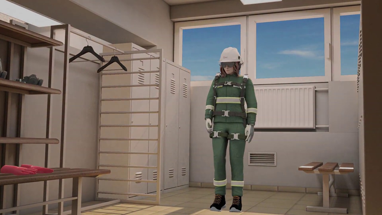 3D Protective Clothing Animation for EDF - YouTube