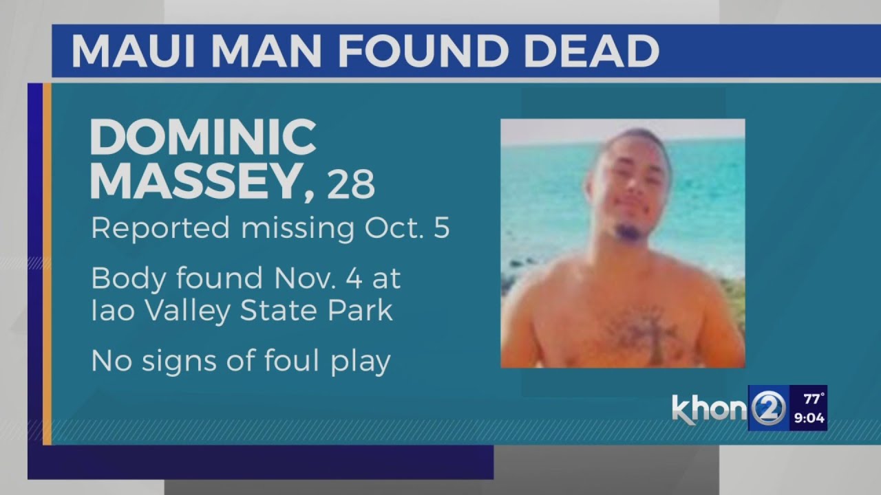 Missing Maui man found dead - YouTube