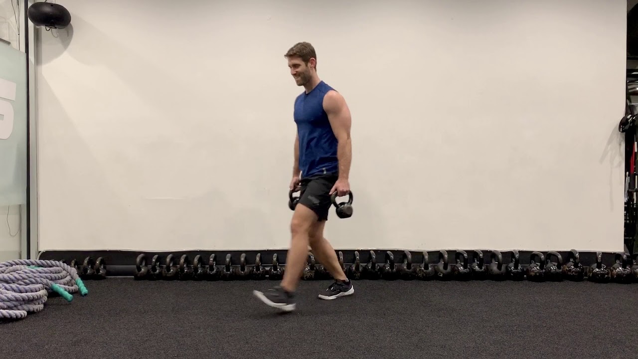 KETTLEBELL PENDULUM LUNGE - YouTube