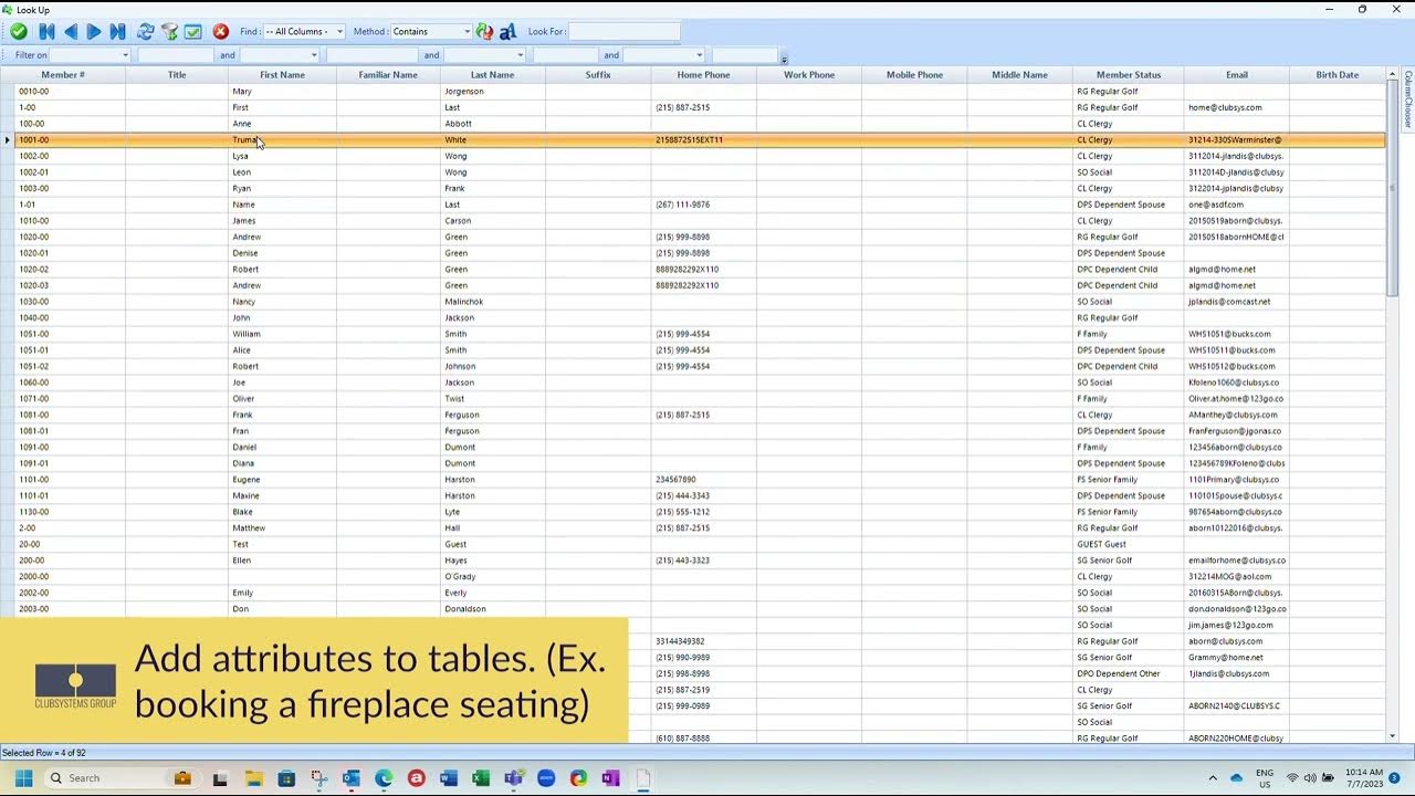 Adding Table Attributes - YouTube