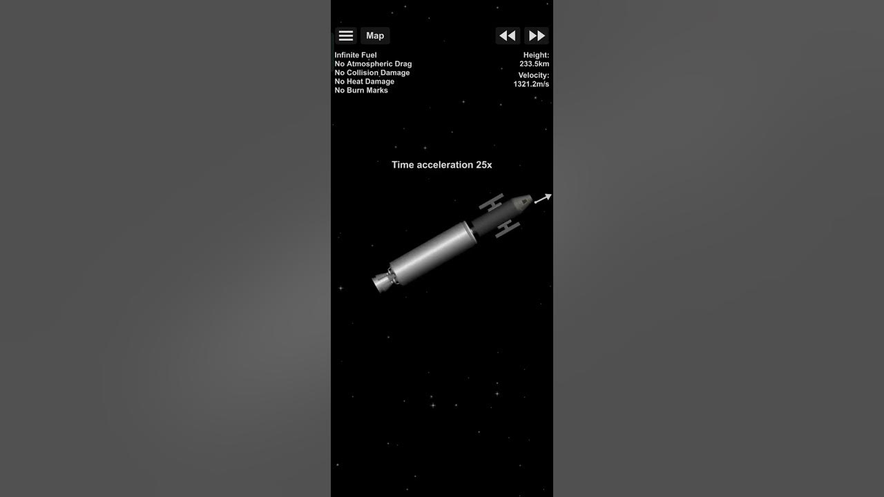 SFS 1.5.9.9 Sending robotic autonomous space satellite into orbit - YouTube