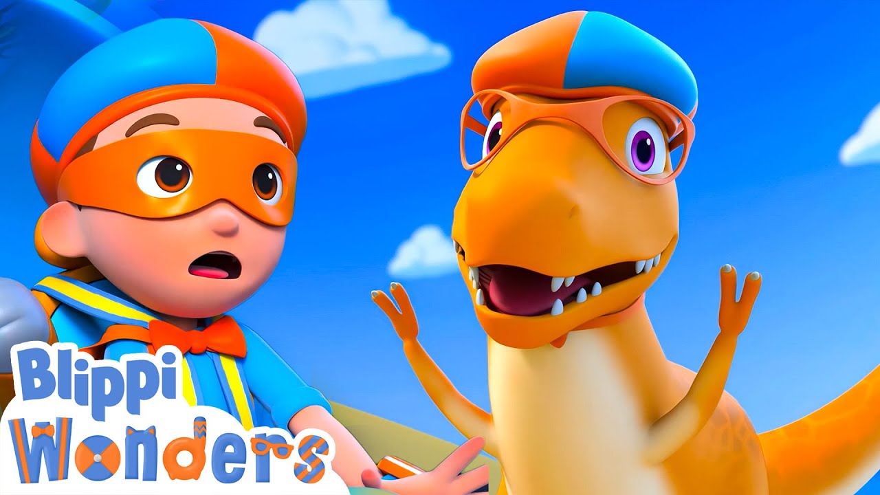 Blippi is a Dinosaur ? Blippi's Halloween costumes | Blippi Wonders ...
