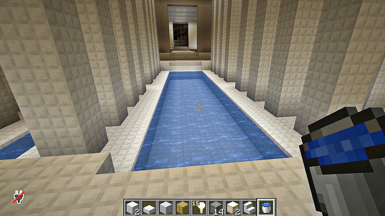 Building The Backrooms in MINECRAFT - Building The Poolrooms - Part 22 ...