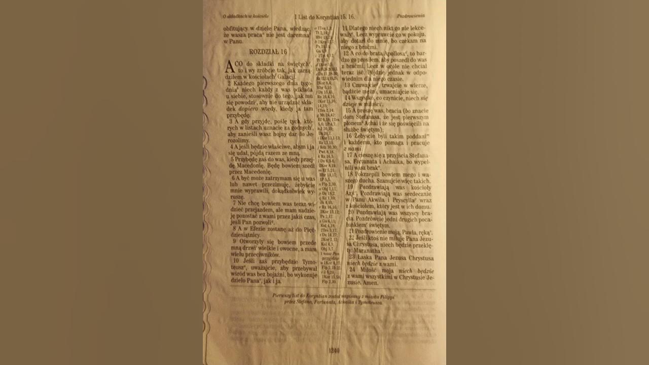 1 Koryntian 16 YouTube 1-koryntian-16-youtube