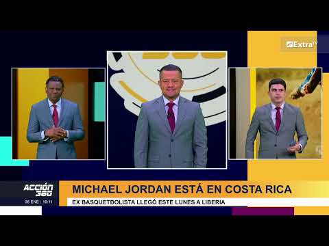 Michael Jordan visita Costa Rica para importante torneo - YouTube