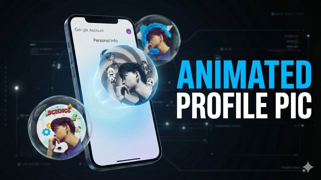 How to create animated Pfp for gmail . - YouTube