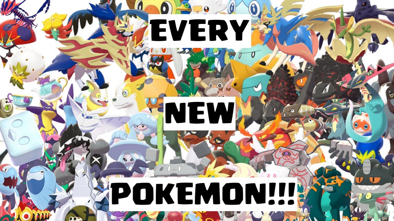 EVERY NEWLY RELEASED GEN 8 POKEMON CRY!!! POKEMON SWORD AND SHIELD ...