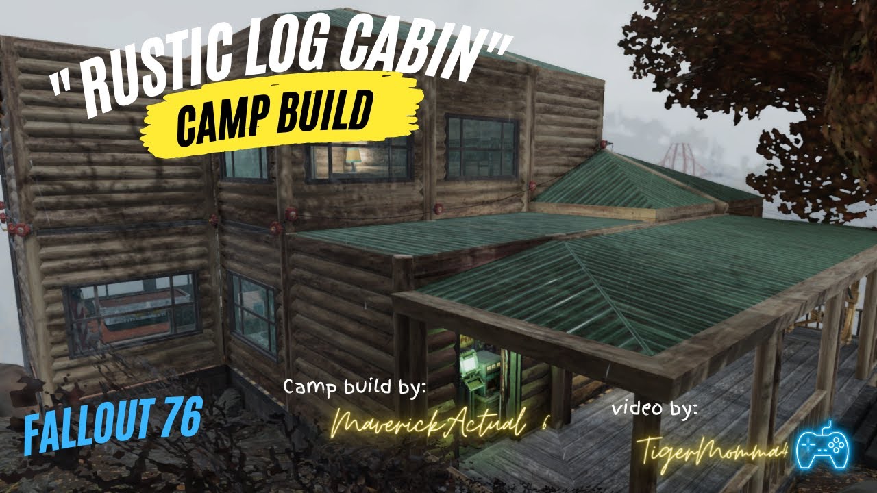 Fallout 76 cabin camp build - Mav's Overlook Cabin - MaverickActual6 ...