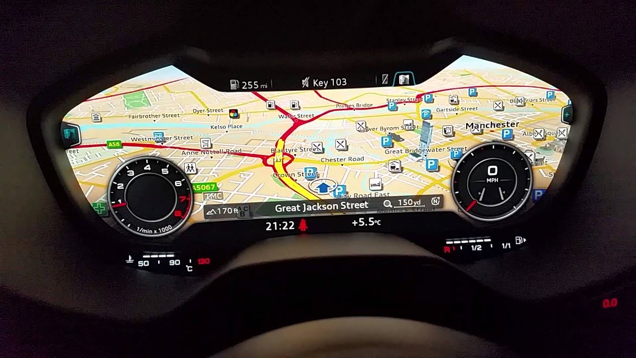 Virtual Cockpit on the Audi TT - YouTube