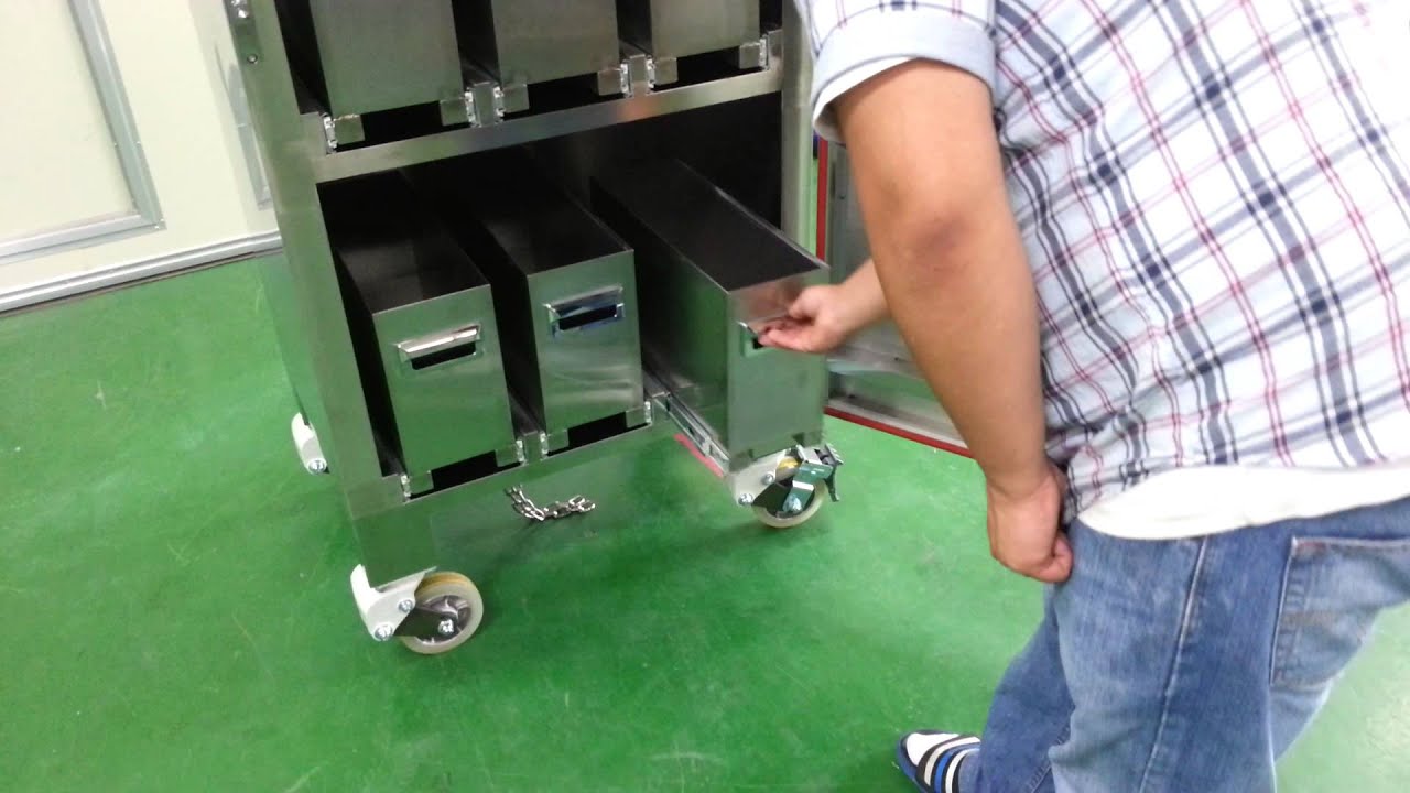 dawer cart packing cart - YouTube