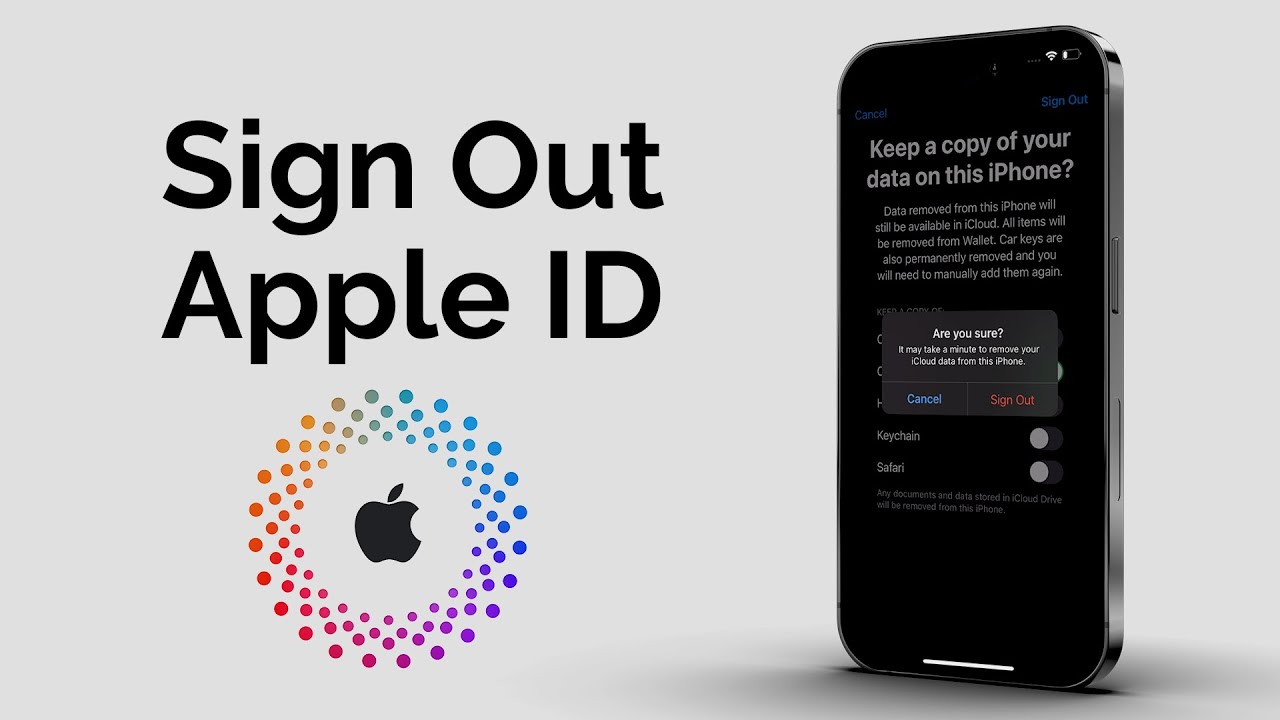 How To Sign Out Of Apple ID On iPhone? - YouTube