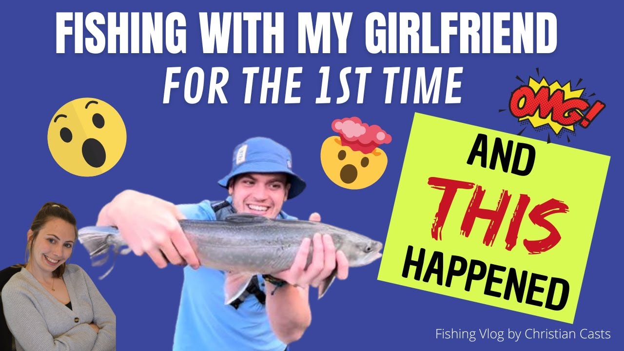GIRLFRIEND fishes for the 1st time | trying out the DIY soft baits on ...