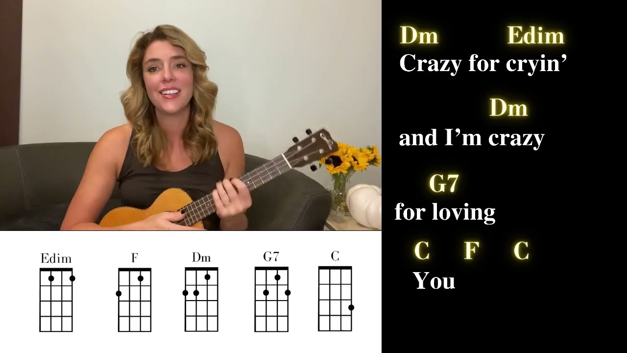Crazy - Patsy Cline Ukulele Tutorial - YouTube