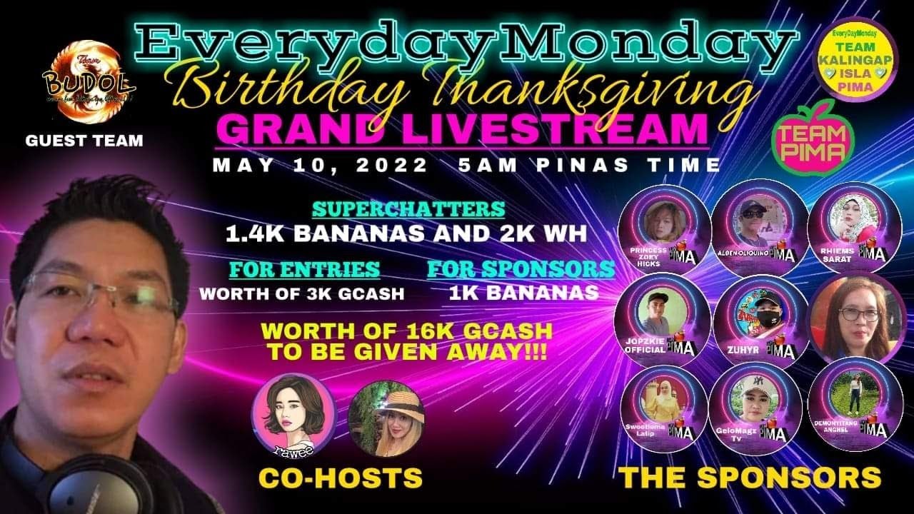 Lapagan at kwentuhan with TEAM BUDOL / promoting GLS @EVERYDAYMONDAY ...